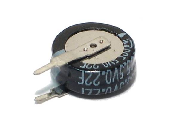 MEMORY BACKUP CAPACITOR 0,22F 5,5V (vertical) - Partco.shop